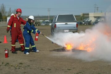 Fire Safety & Extinguisher Use - Live Fire Practical